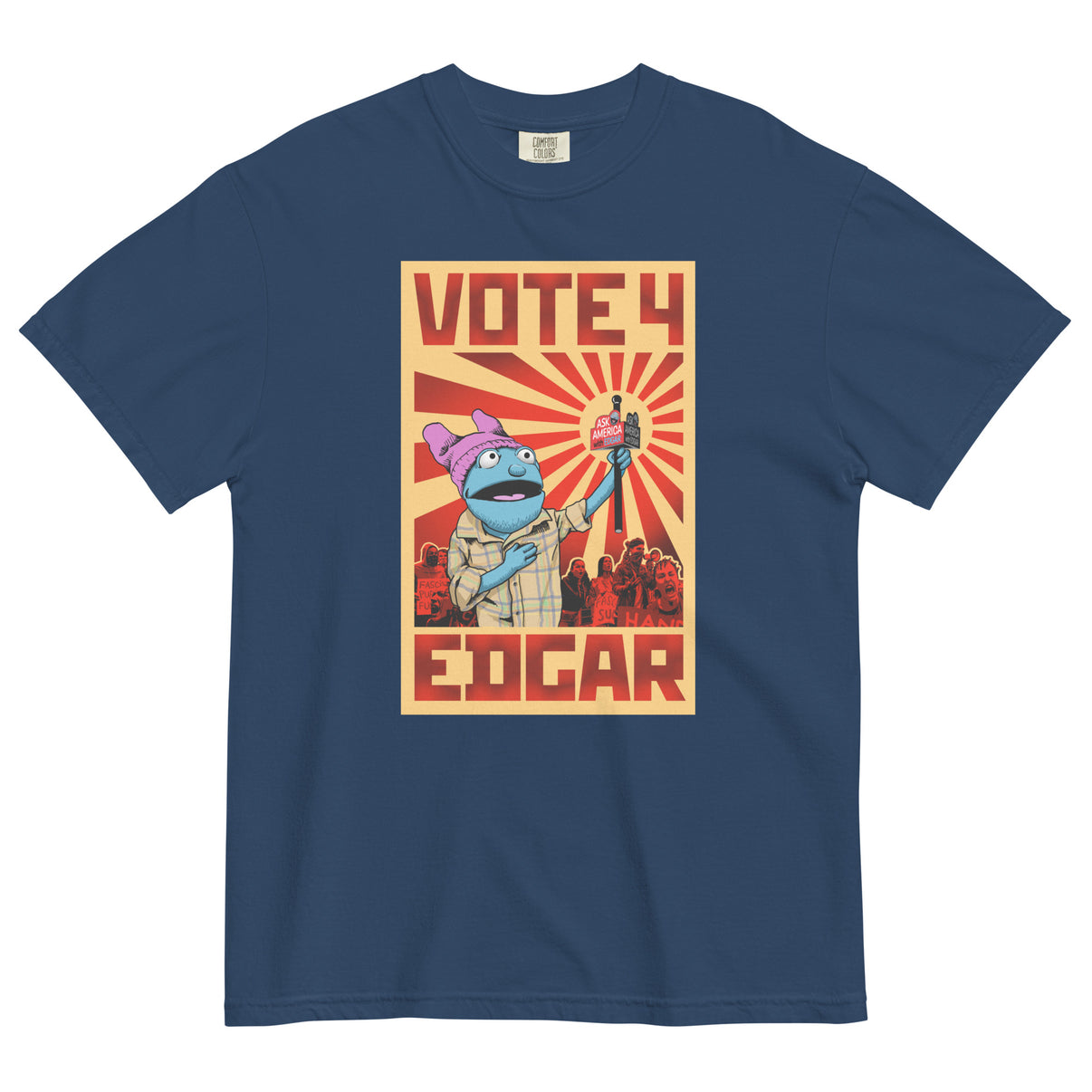 VOTE 4 EDGAR Heavyweight Tee – The Daily Caller Store